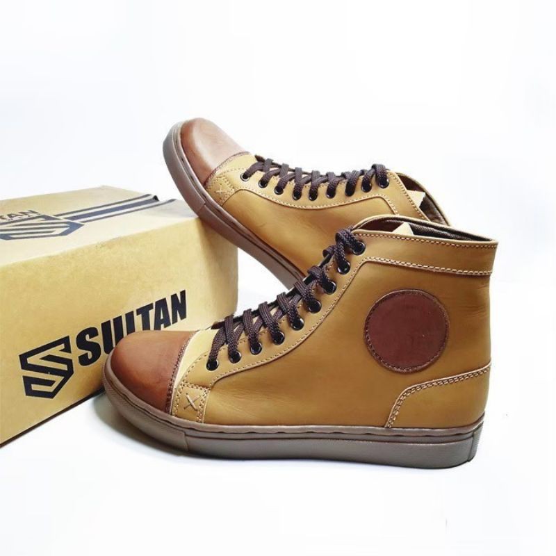Jual SULTAN FOOTWEAR - Sepatu Boots Sneakers Kulit Sultan Mataram Original - Bisa COD/Bayar di ...