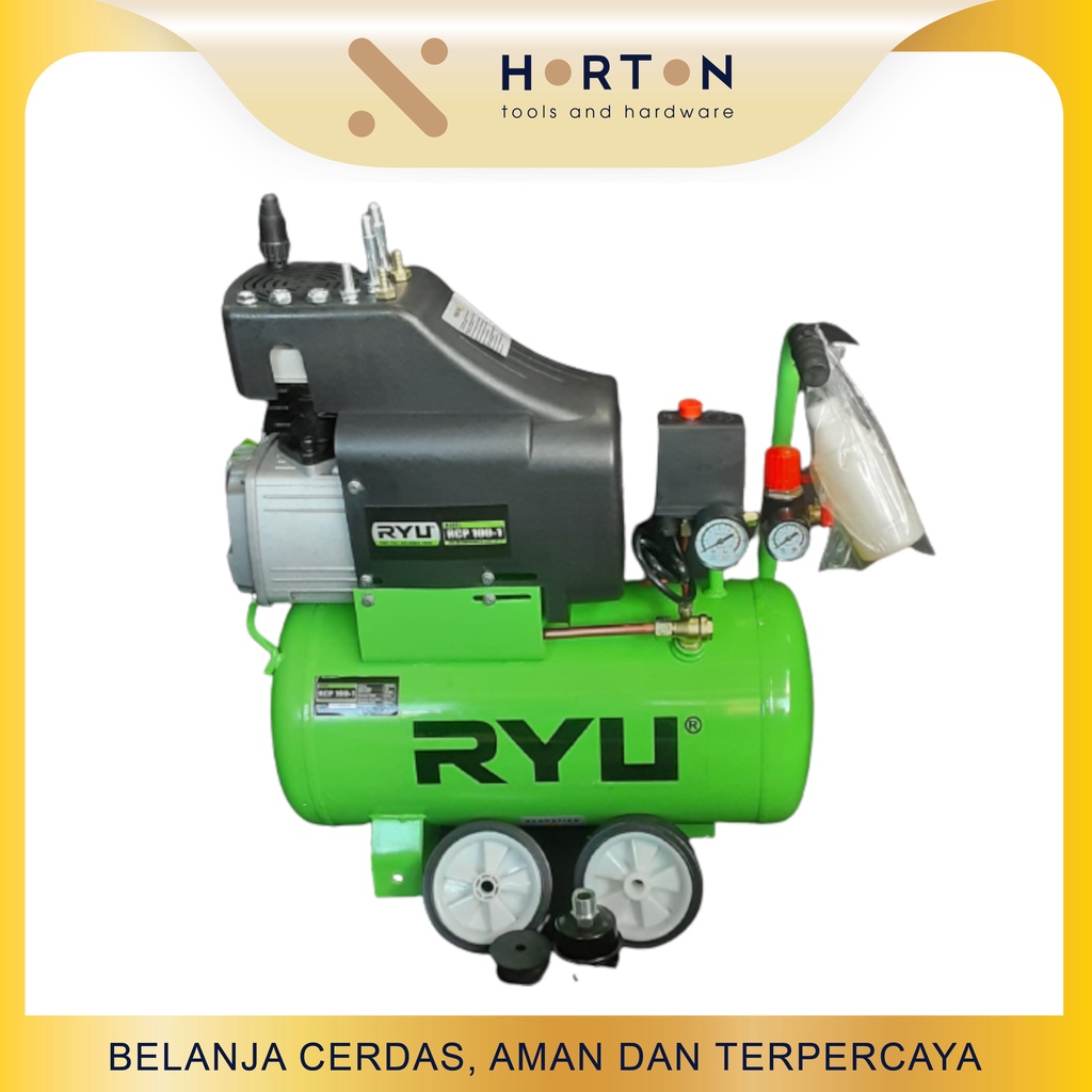 Jual RYU Mesin Kompressor 25 Liter HP - 1 / RYU Compressor RCP 100 - 1 | Shopee Indonesia