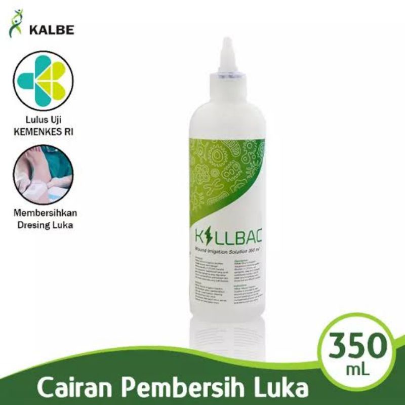 Jual KILLBAC WOUND IRRIGATION 350ml - Pencuci Luka Sterile (KEMASAN ...