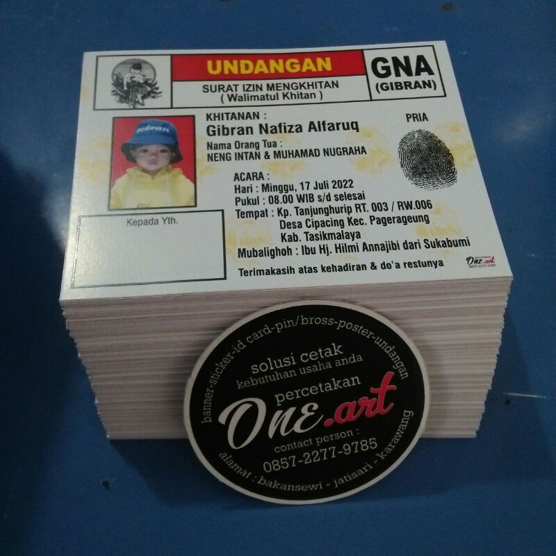Jual Undangan Custom Kartu/Sticker | Shopee Indonesia