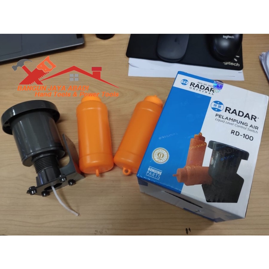 Jual Pelampung Tangki Air Toren Tandon RADAR Otomatis RD-100 3/4", 1 ...