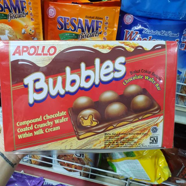 Jual APOLLO bubbles / checker wafer bar | Shopee Indonesia