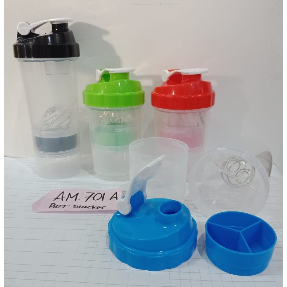 Jual BOTOL SHAKER / BOTOL GYM / BOTOL FITNESS ANTI BOCOR 700ML - Hijau ...