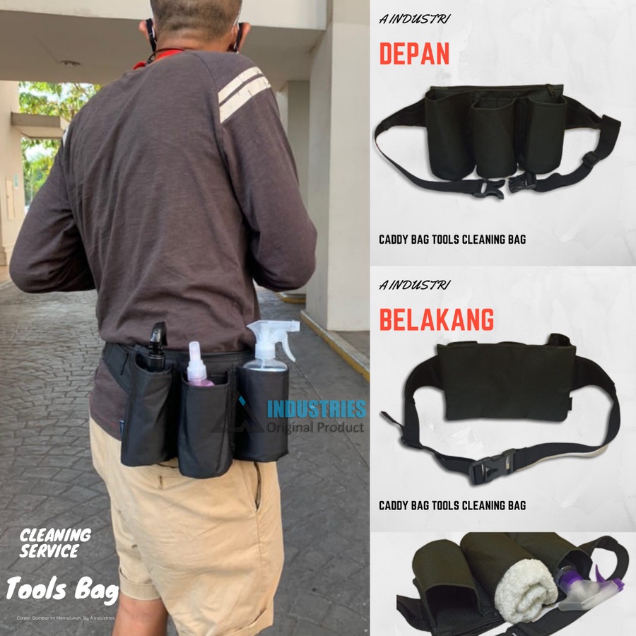 Jual Tas Pinggang Office Boy, Waistbag Cleaing Service, Tas Alat ...