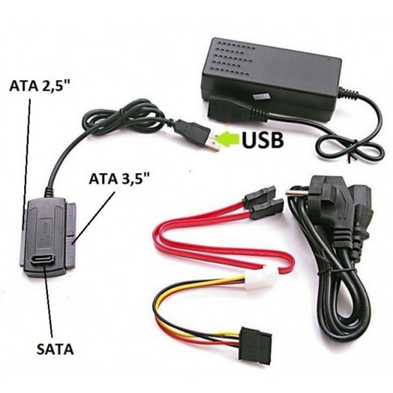 Jual SATA TO USB - HARDISK INTERNAL TO USB ADAPTER | Shopee Indonesia