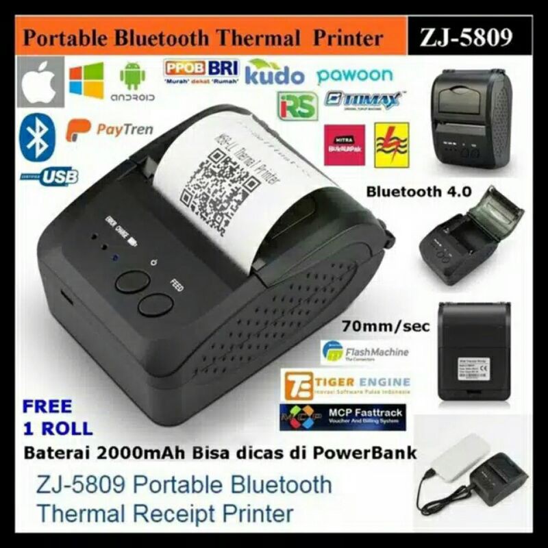 Jual PRINTER THERMAL UNTUK CETAK RESI / CETAK STRUK / PRINTER MESIN ...