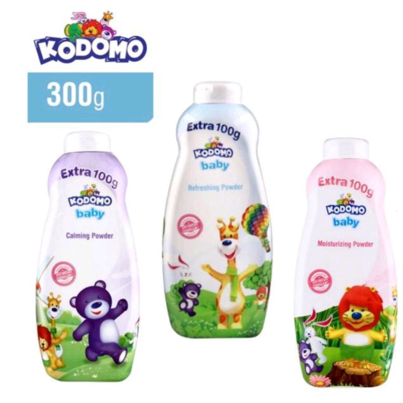 Jual Kodomo Baby Powder 300 gr Extra 100 gr All Varian - Bedak Bayi Kodomo #MDR | Shopee Indonesia