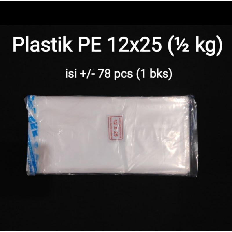 Jual plastik pe uk 12x25 | kantong plastik es | Shopee Indonesia