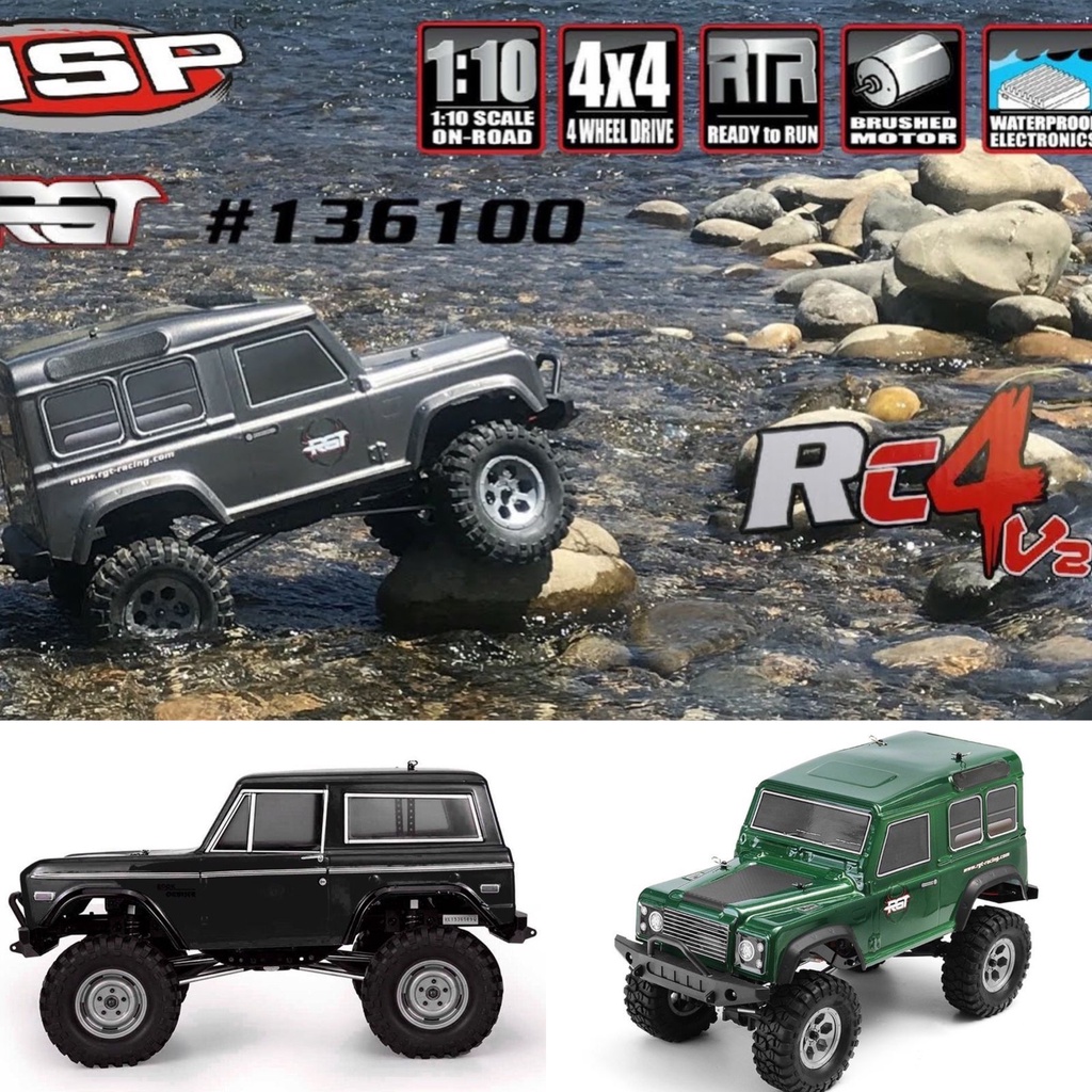 Jual RC Car RGT 136100 V2 136100v2 1/10 4WD Off Land Rover Road Rock ...