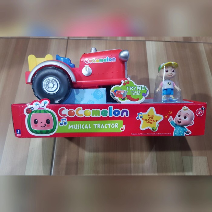 Jual Cocomelon Musical Tractor With Sound And Figure Original | Shopee ...