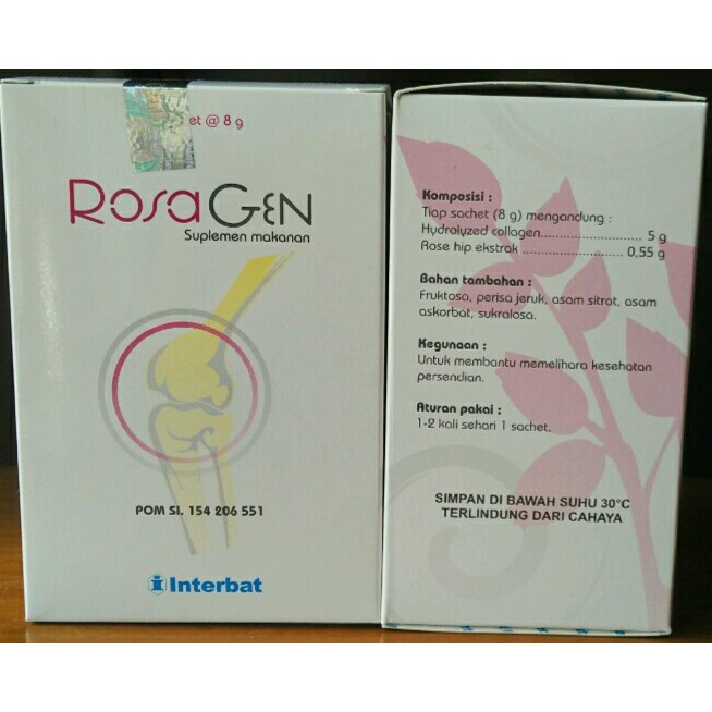 Jual ROSAGEN box 15 sachet original | Shopee Indonesia