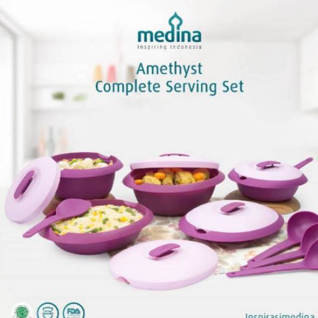 Jual WADAH/WADAH PENYAJIAN/COMPLETE SERVING SET/TEMPAT PENYAJIAN/WADAH ...