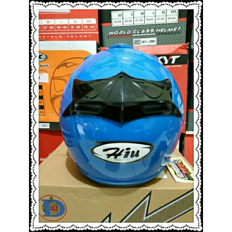 Jual Helm Hiu Arrow Model Baru Doble visor 100% Original | Shopee Indonesia