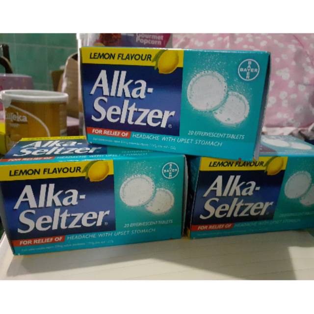 Jual Alka Seltzer Obat pusing mual masuk angin vertigo Indonesia|Shopee ...