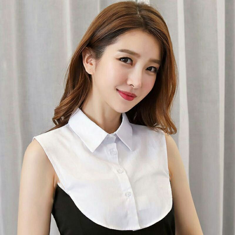 Jual fake collar/kerah kemeja palsu unisek/kerah keren | Shopee Indonesia