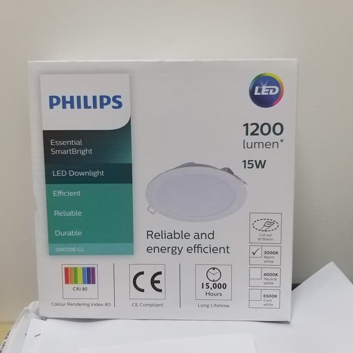 Jual Philips LED Downlight DN020B 15 Watt 6 inch | Shopee Indonesia