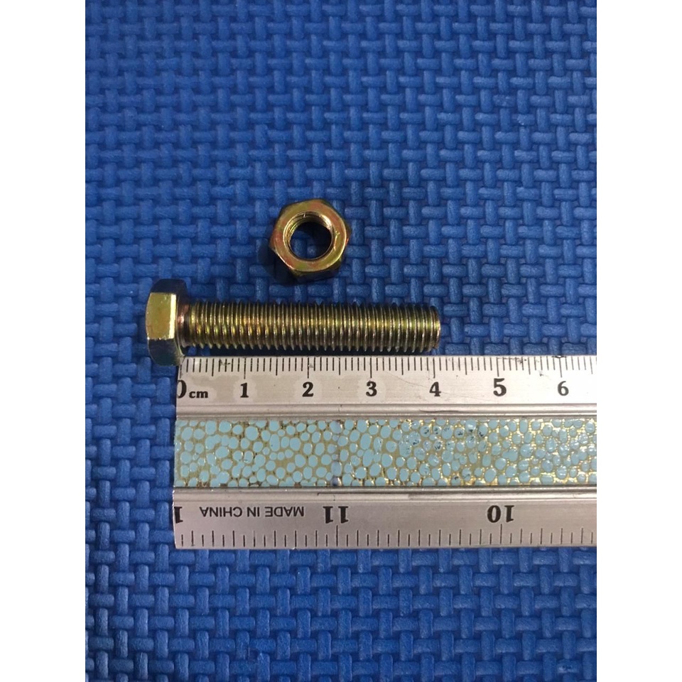 Jual (PAKET 100pcs) BAUT 14 + MUR + RING (10mm) x 4 cm | Shopee Indonesia