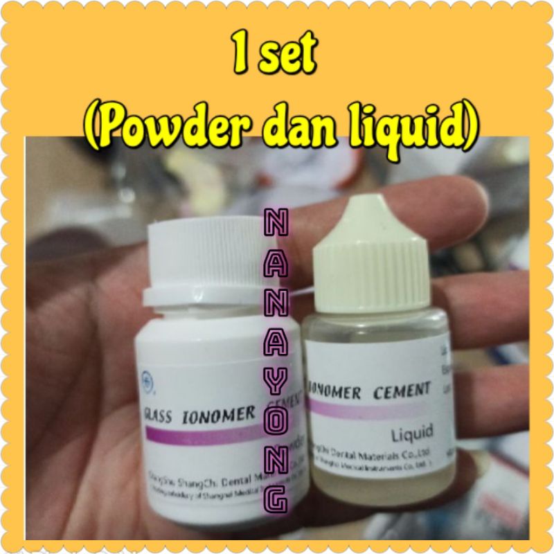 Jual GLASS IONOMER CEMENT#LEM BUBUK#LEM BEHEL Indonesia|Shopee Indonesia