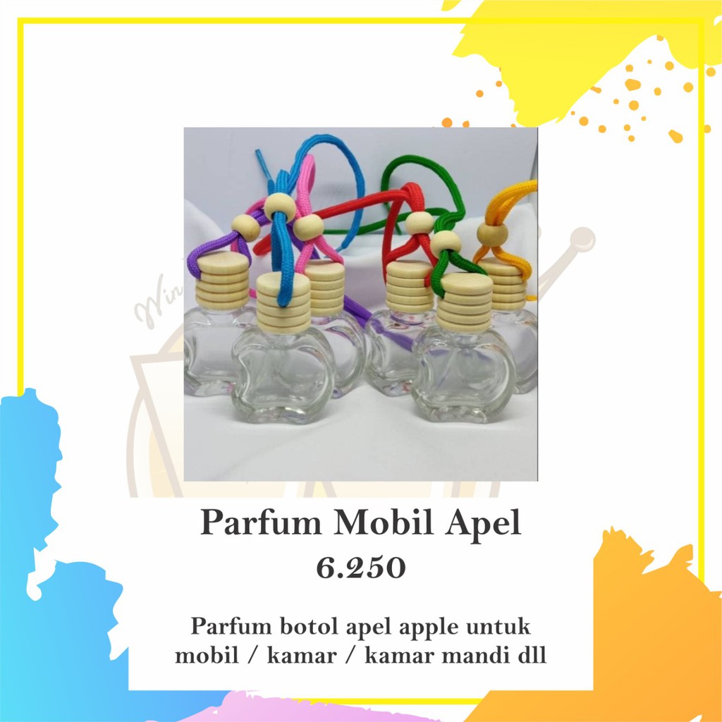 PARFUM BOTOL BENTUK APEL APPLE UNTUK MOBIL / KAMAR / KAMAR MANDI DLL ...