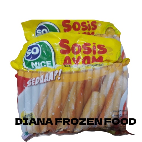 Jual Sosis Ayam So Nice 1kg | Shopee Indonesia