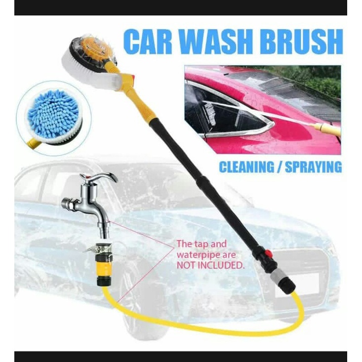 Jual Sikat Cuci Mobil Berputar Otomatis / Sikat Pembersih Portabel New ...