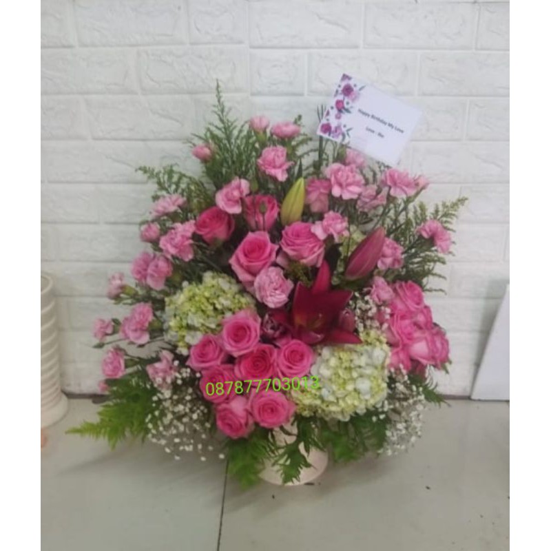 Jual rangkaian bunga ultah/lahiran . | Shopee Indonesia