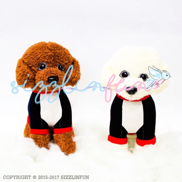 Jual Boneka Anjing Poodle with Jersey Indonesia|Shopee Indonesia