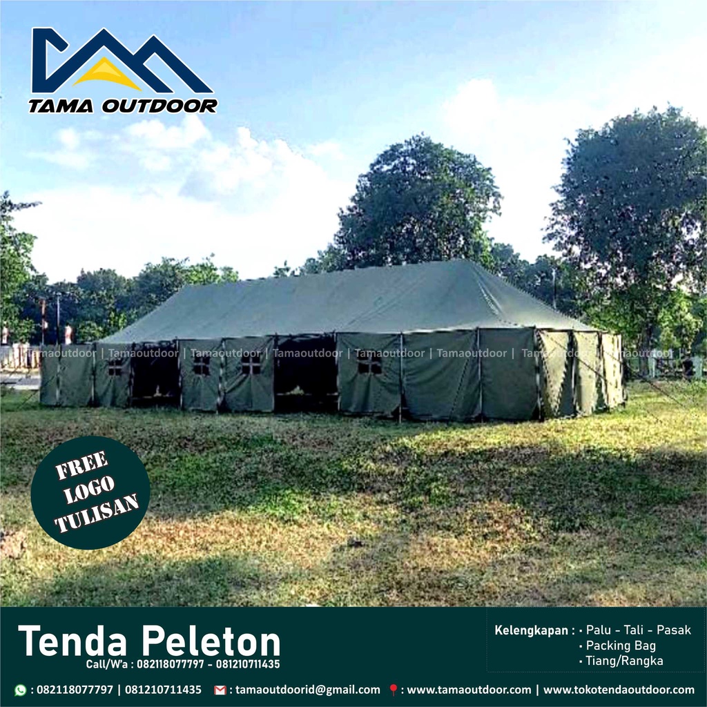 Jual Tenda Pleton | Peleton Regu Komando Barak Pramuka TNI | Shopee ...