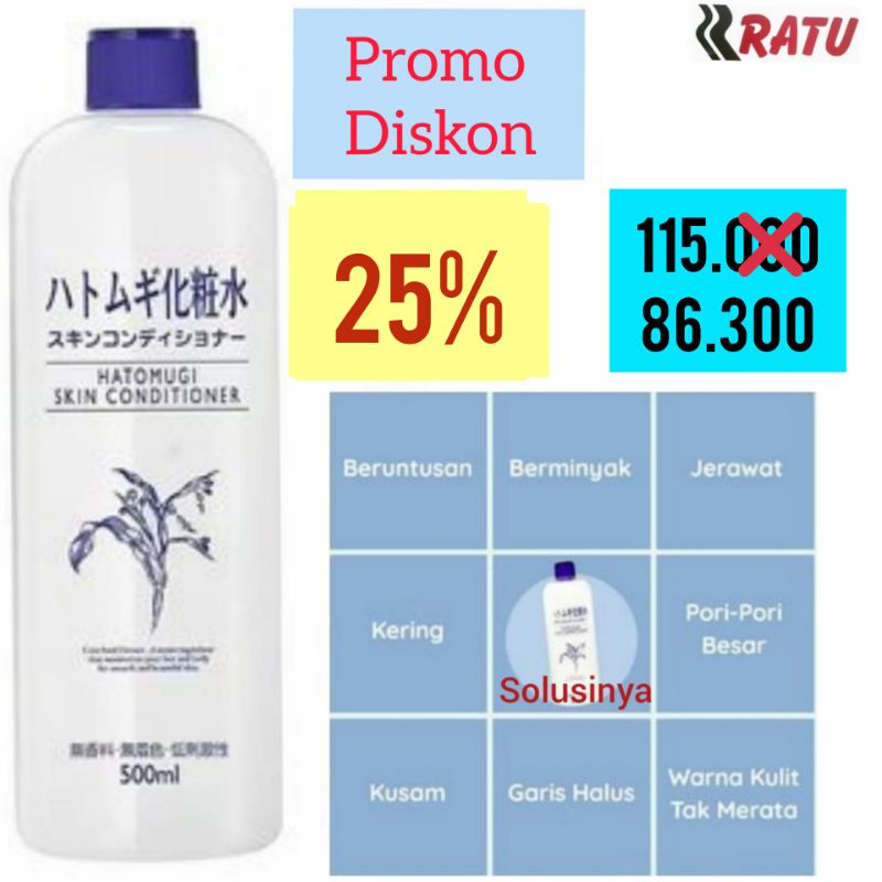 Jual SOCIOLLA HATAMOGI SKIN CONDITIONER (500ML) | Shopee Indonesia