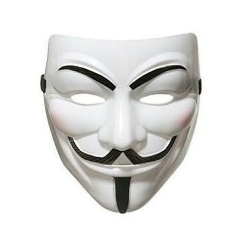 Jual Topeng Anonymous / Topeng Hacker/ topeng joker BISA COD | Shopee ...