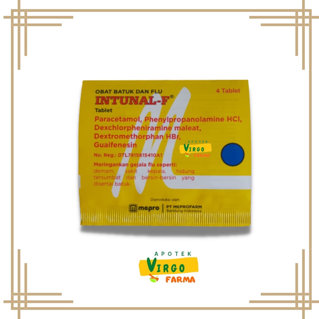 Jual Intunal F 4 Tablet | Shopee Indonesia