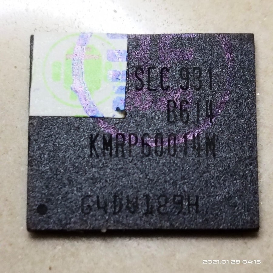 Jual IC eMMC KMRP60014M-B614 KMRP RAM 4GB INT 64GB 4/64 RPMB 16MB ...