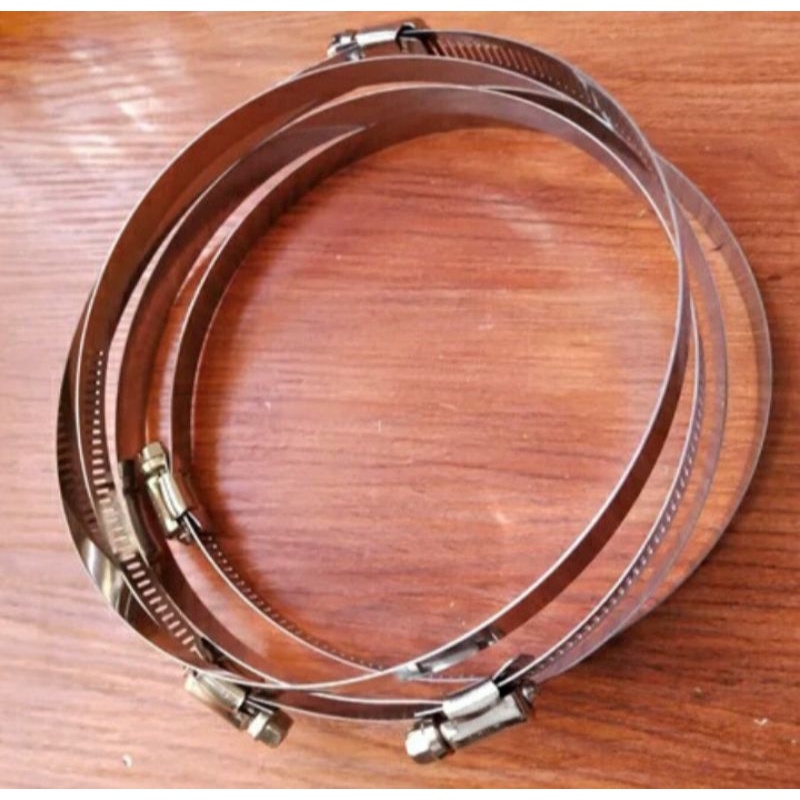Jual hose clamp klemp selang stainless Steel 6 inch | Shopee Indonesia