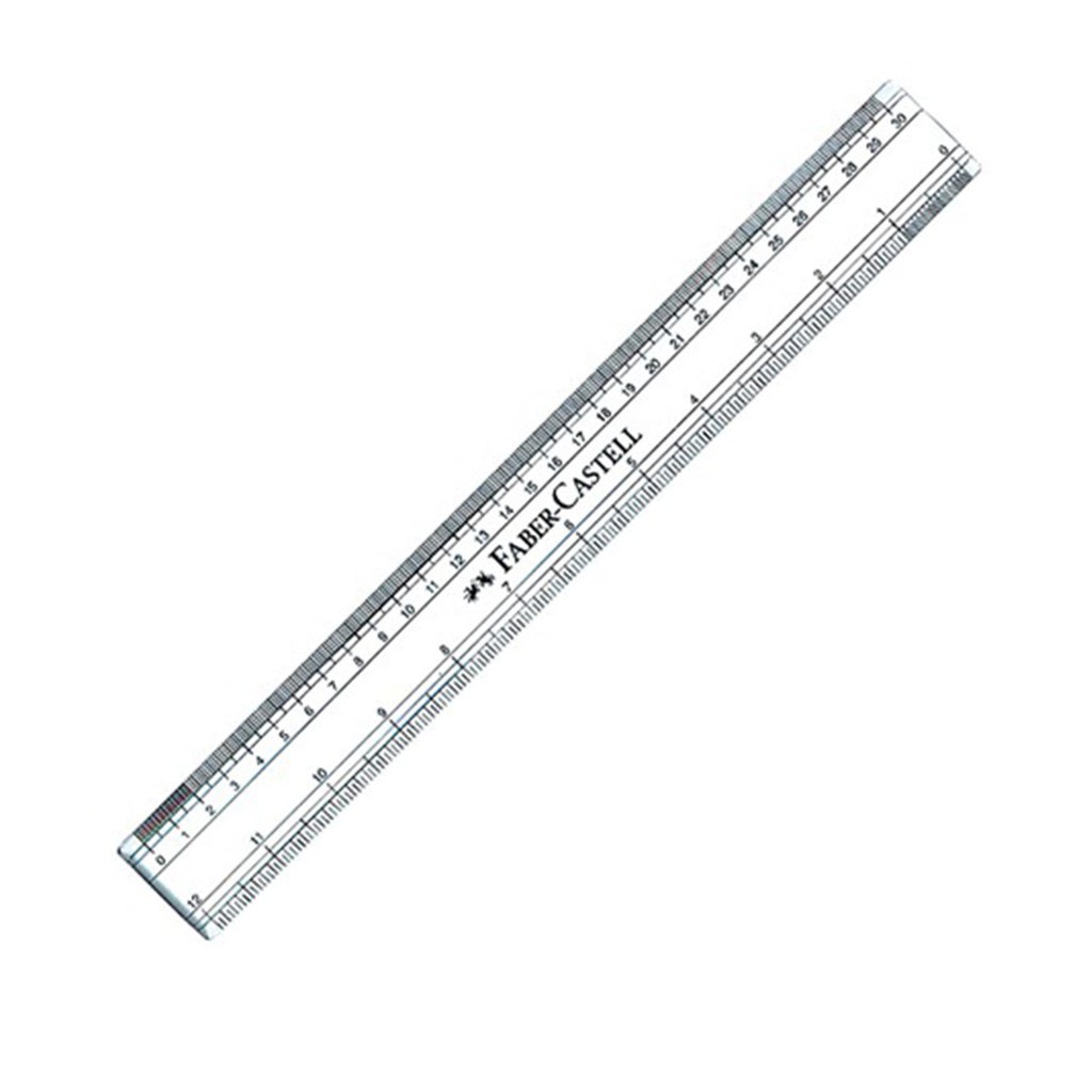 Jual Faber-Castell Ruller Scale 12 inch/30cm Indonesia|Shopee Indonesia