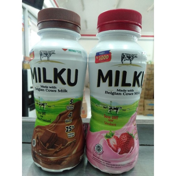 Jual Milku Susu UHT Botol 200ml | Shopee Indonesia