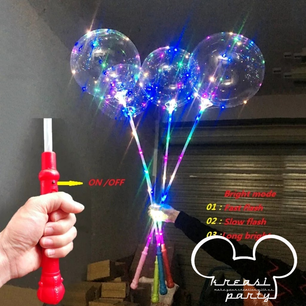 Jual Balon PVC Lampu / Balon LED Stick / Balon LED Tumblr / Balon LED ...