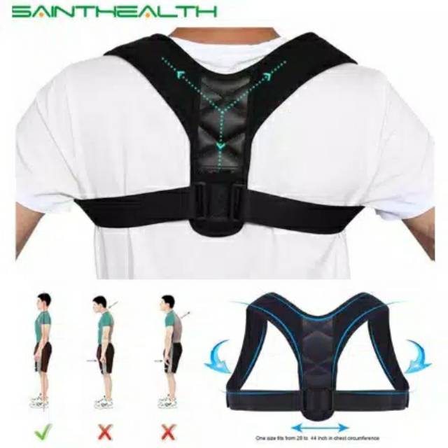 Jual Posture Corrector Adjustable Back Shoulder (PENGKOREKSI PUNGGUNG ...