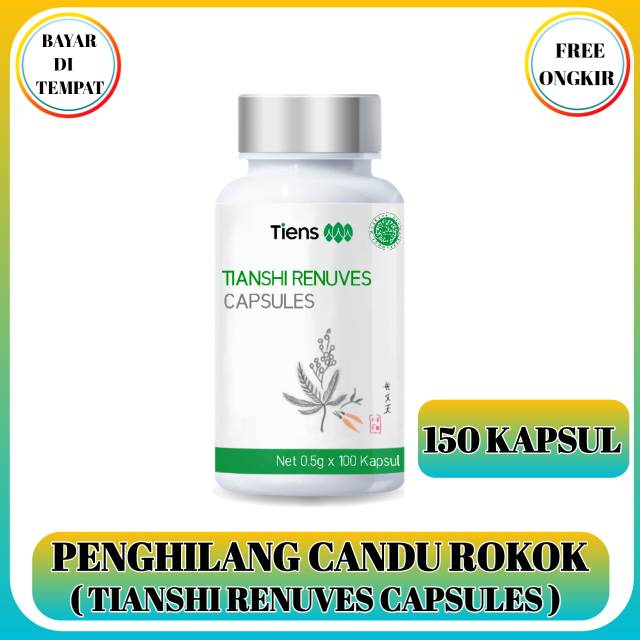 Jual PENGHILANG CANDU ROKOK - TIANSHI RENUVES CAPSULES - (KEMASAN ECER ...