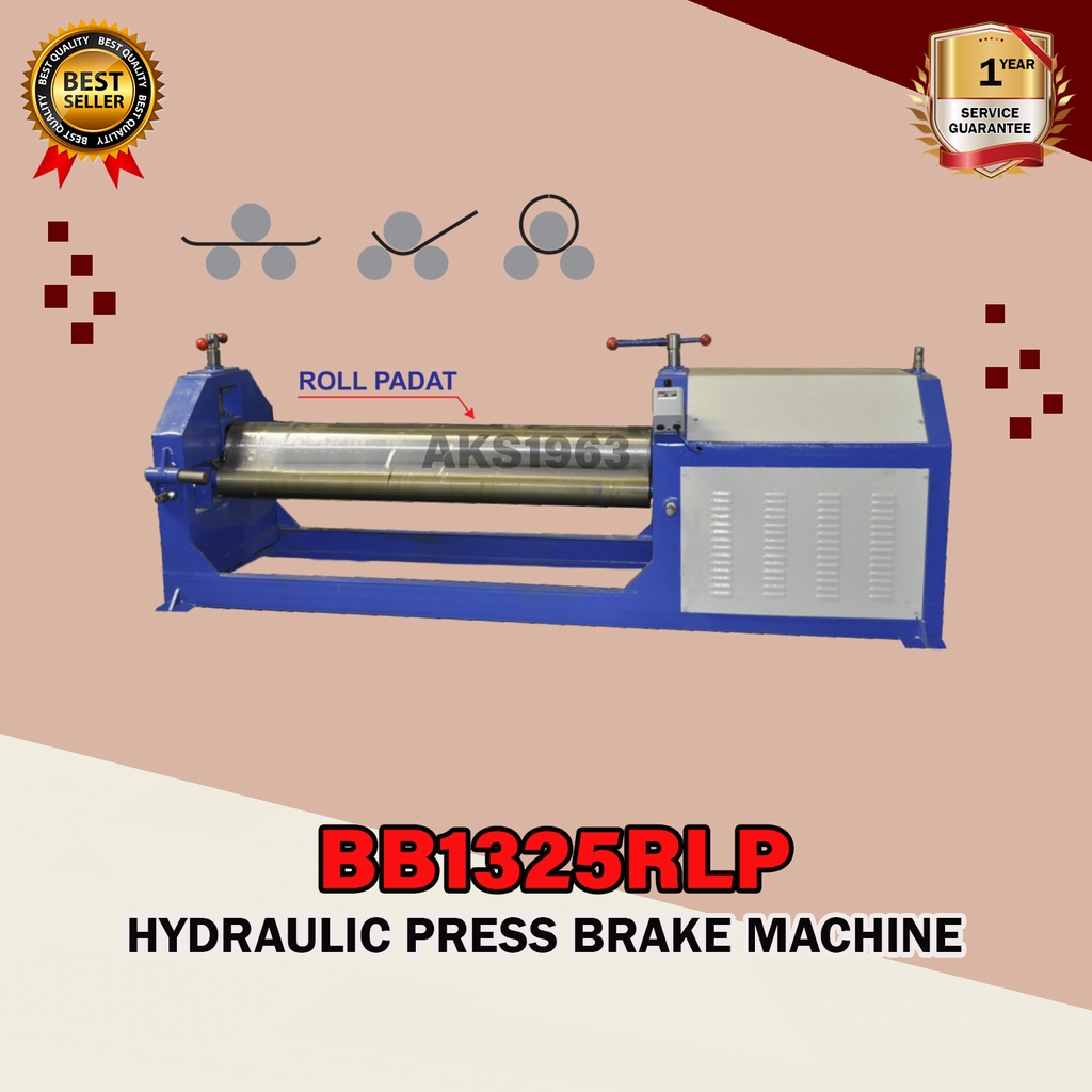 Jual Mesin Roll Padat Plat Besi / Rolling Machine 13 x 2500 mm ...