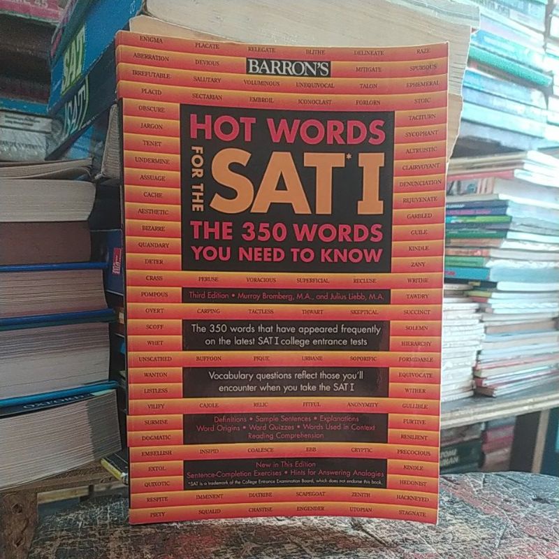 Jual buku Hot words for the sat'i third edition (original) | Shopee ...