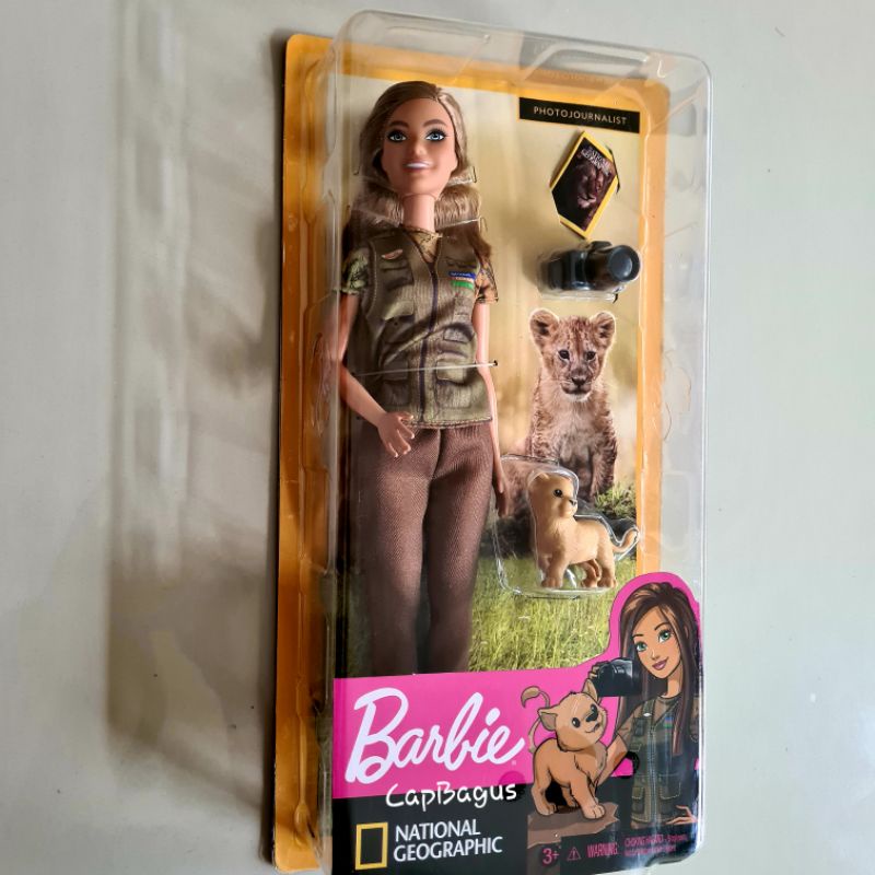 Jual Barbie Doll National Geographic Photo Journalist Original Mattel ...
