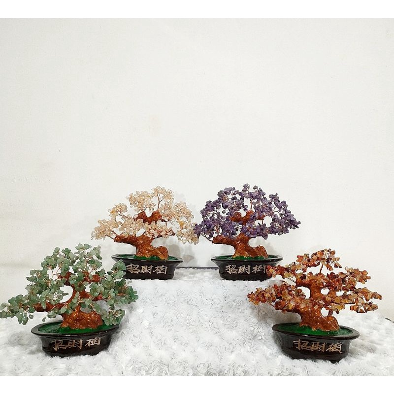 Jual pohon uang/pohon rejeki/citrine/ametrin/pohon kristal/manau ...