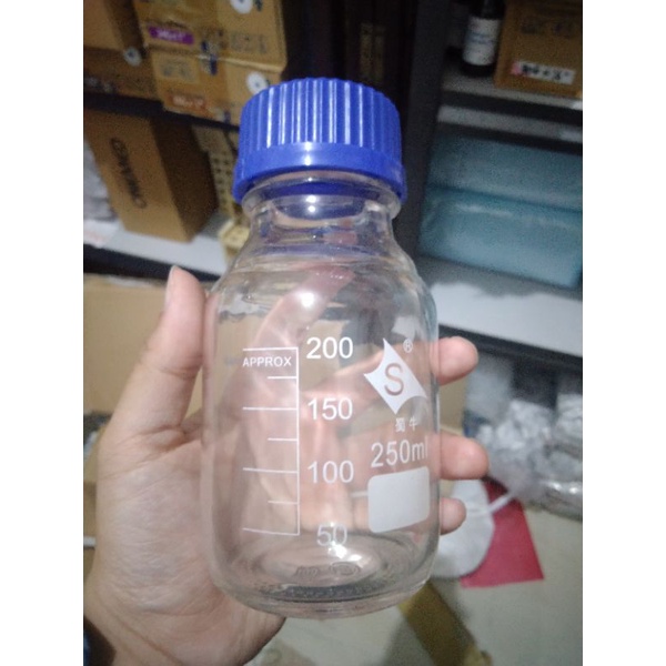 Jual botol sampel botol duran durant RRC bening tutup biru 250ml 250 ml ... Jual botol sampel botol duran durant RRC bening tutup biru 250ml 250 ml ...