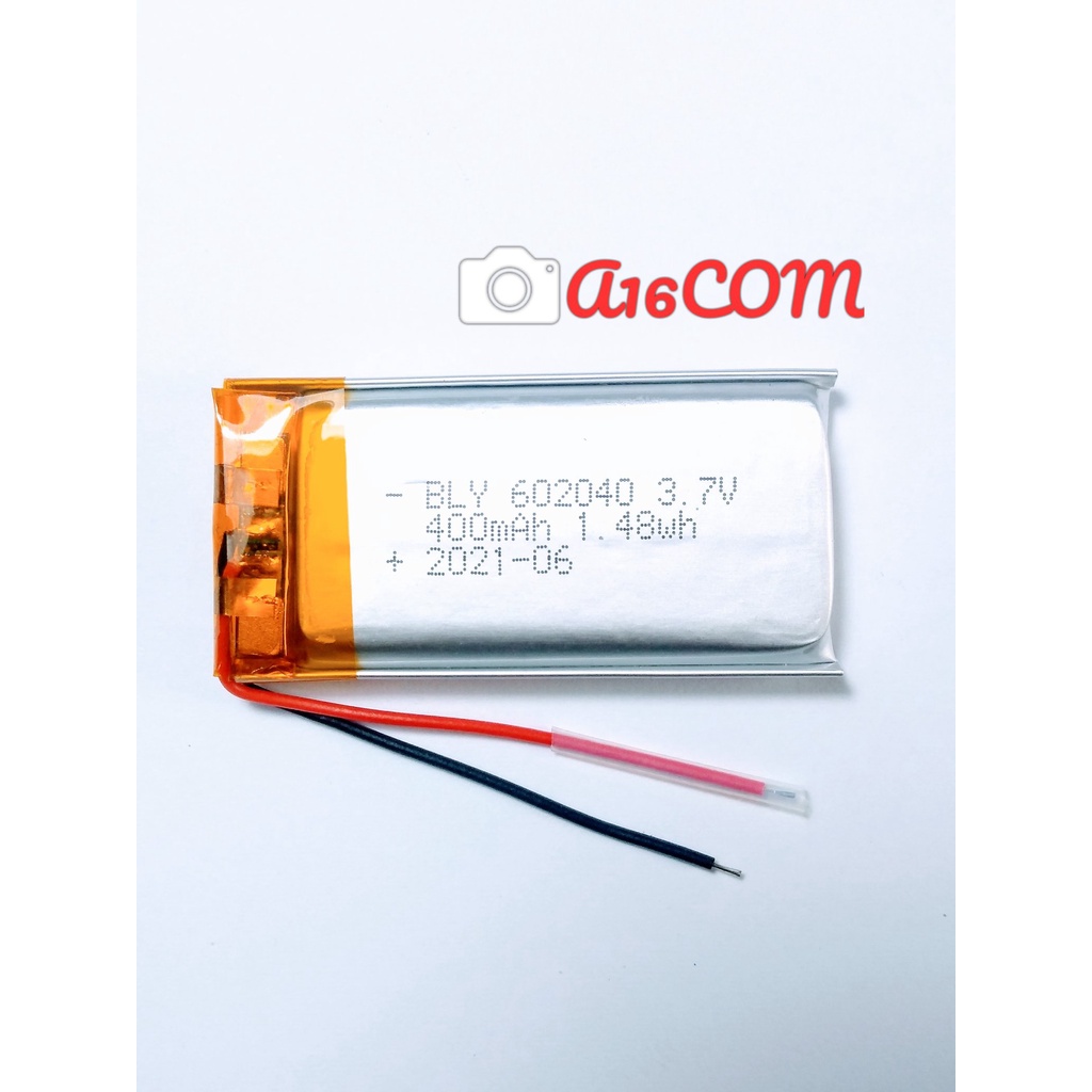 Jual Baterai lithium polimer 400mah 602040 - 40X20mm | Shopee Indonesia