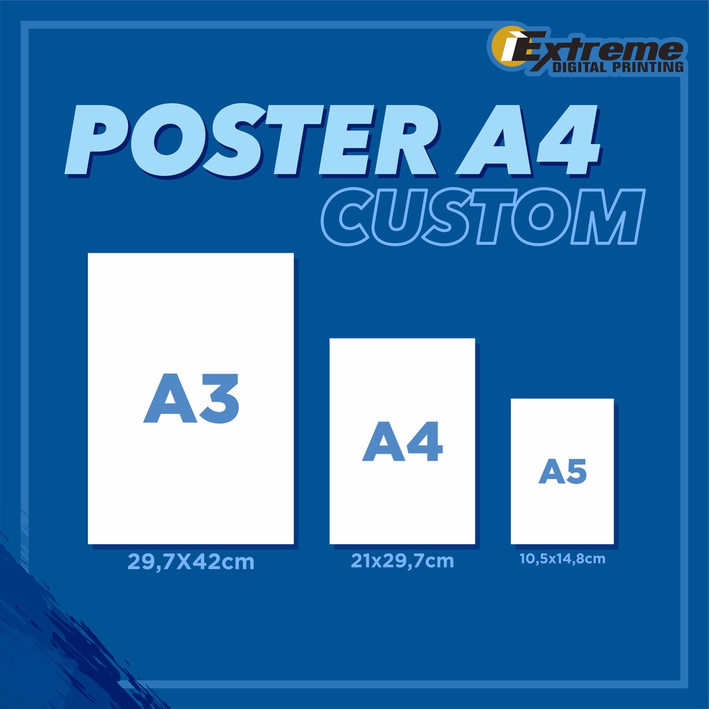 Jual CETAK POSTER A4 CUSTOM HARGA TERMURAH Indonesia|Shopee Indonesia