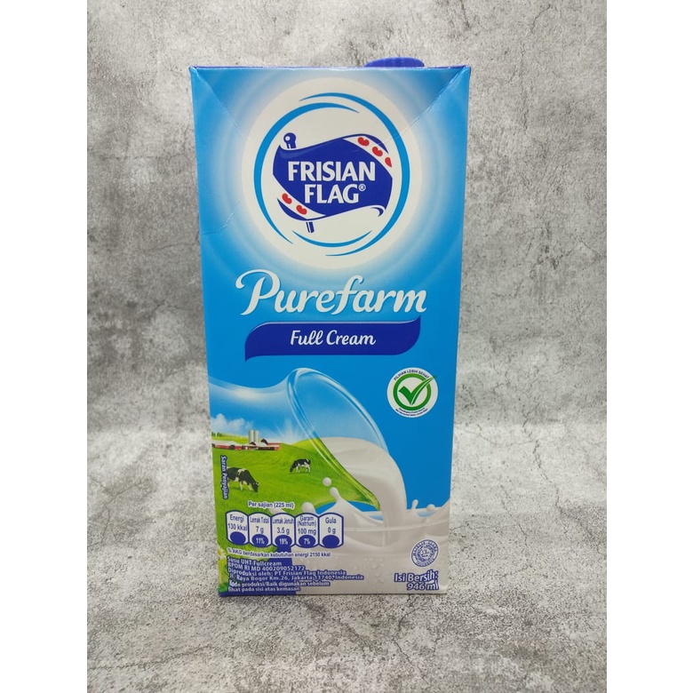 Jual Frisian Flag Susu Cair Uht Full Cream 946Ml | Shopee Indonesia