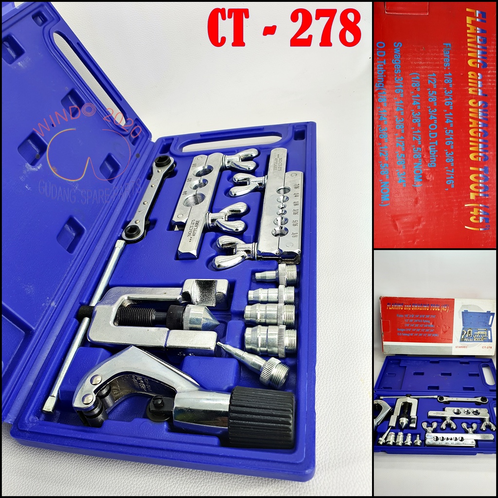 Jual FLARING TOOL CT-278 | ALAT FLARING SWAGING | FLARING DAN SWAGING ...