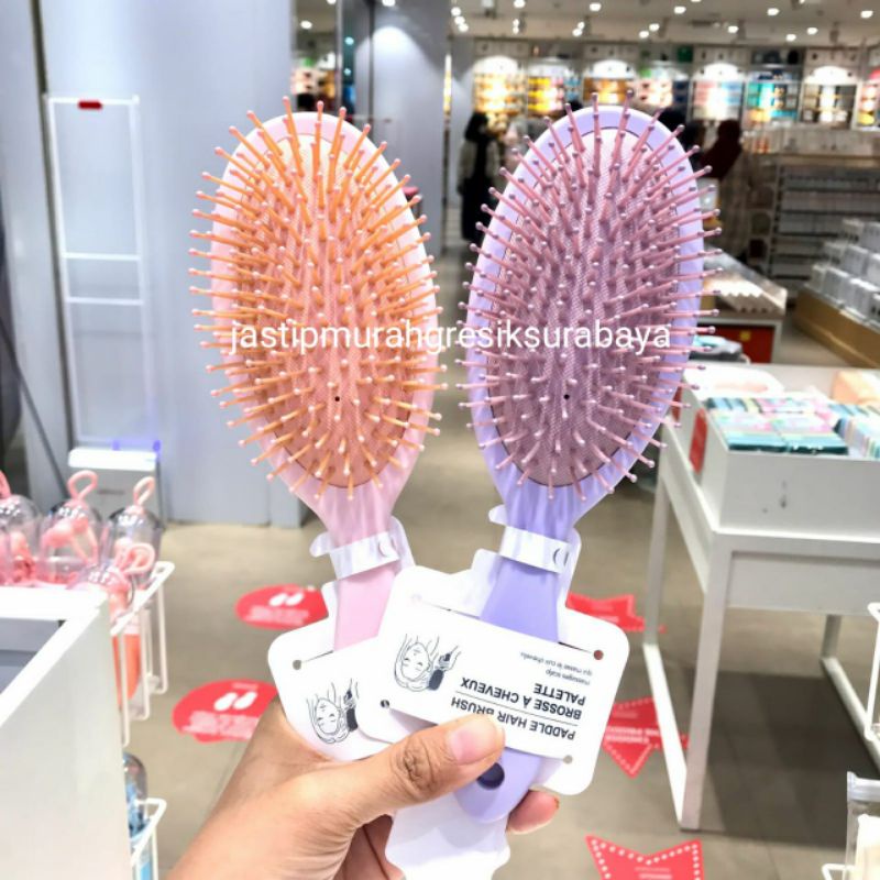 Jual HAIR BRUSH MINISO SISIR MINISO SISIR OVAL | Shopee Indonesia