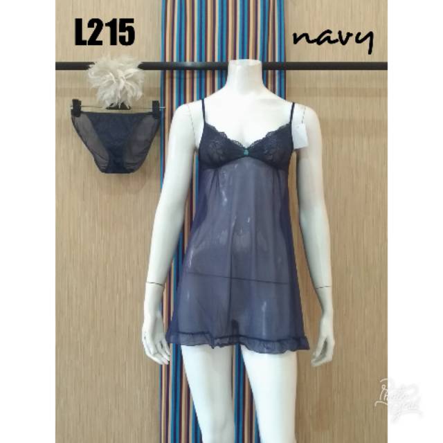Jual Lingerie transparan simpel ada underwear L215 | Shopee Indonesia