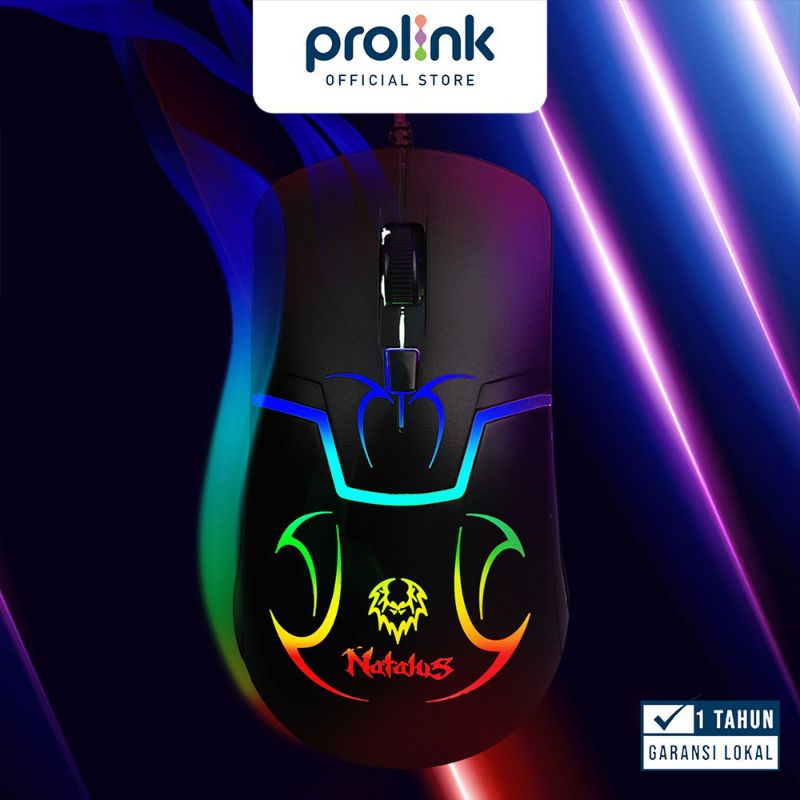 Jual PROLINK Pro Gaming Mouse RGB 'NATALUS' high Performance PMG9006 ...